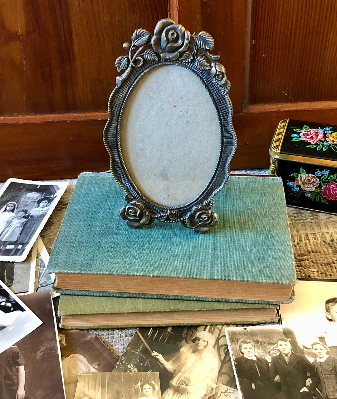 Vintage Frame Oval Frame Vintage Picture Frame Photo Frames Brass Frame ...