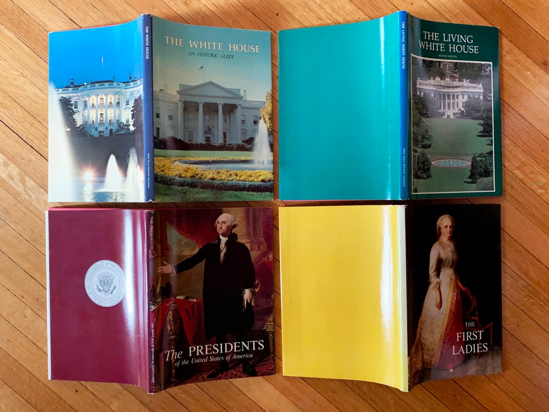 4 White House Books Decor Books the White House Book Set of Books ...