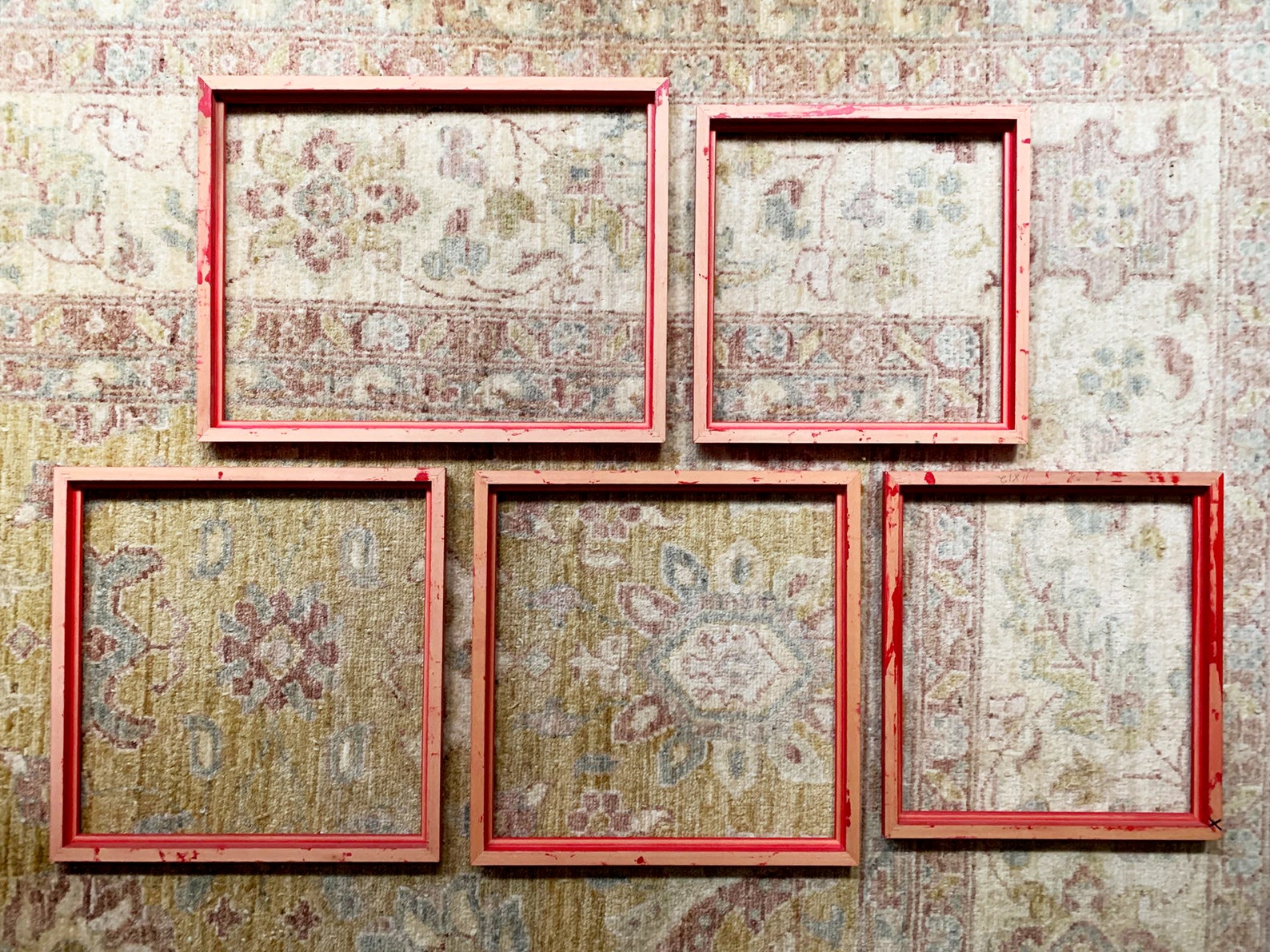Vintage Frames for Wall Art Frames Red Frame Wall Frames for Pictures ...
