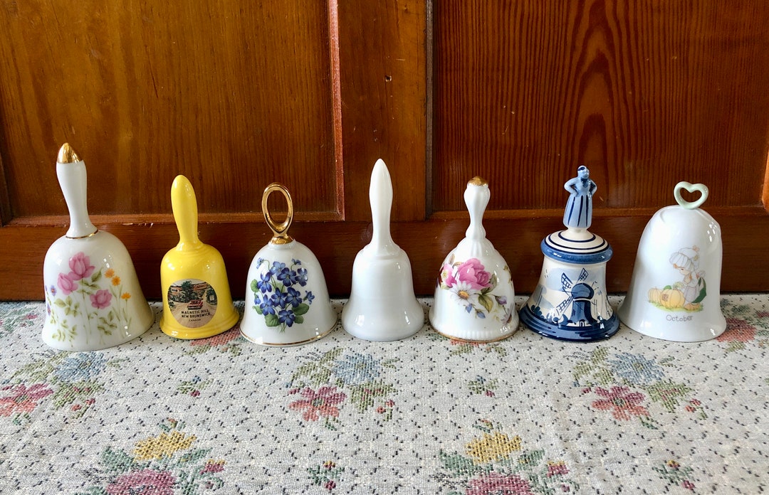 Vintage Bells Vintage Bell Antique Bell Hand Bell Collector Old Bell ...