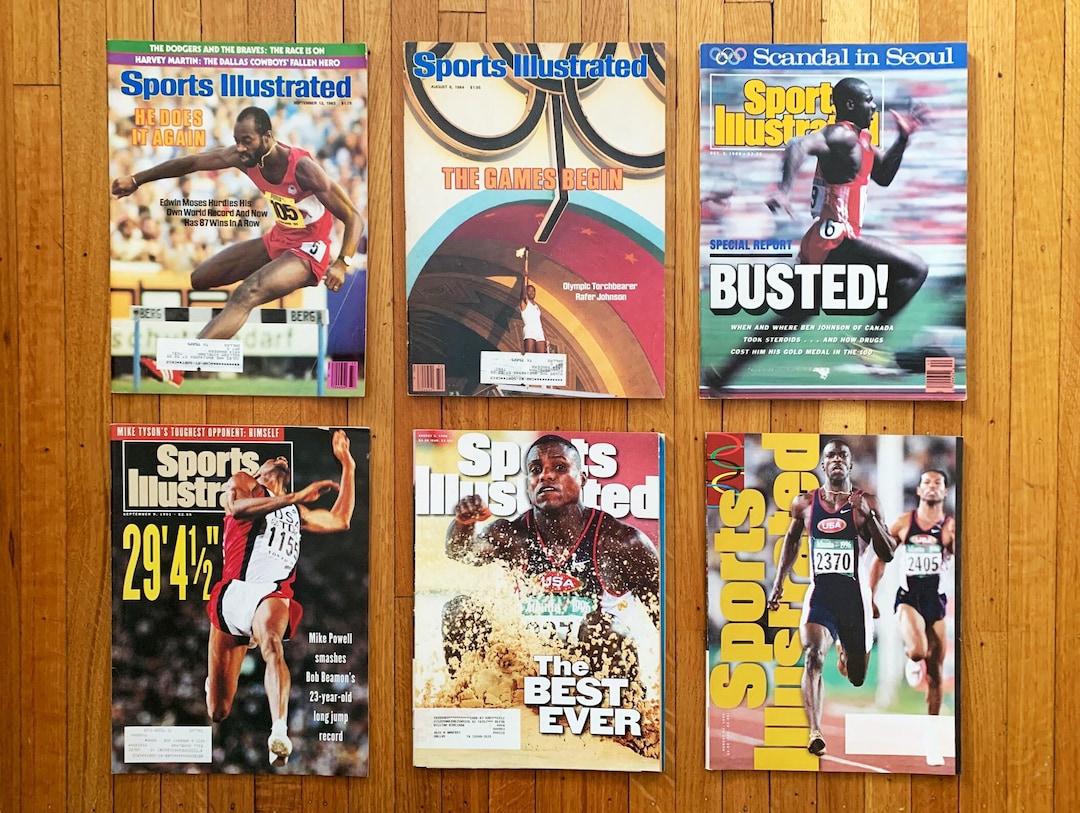 Sports Illustrated Magazine Old Magazines Vintage Magazines Carl Lewis ...