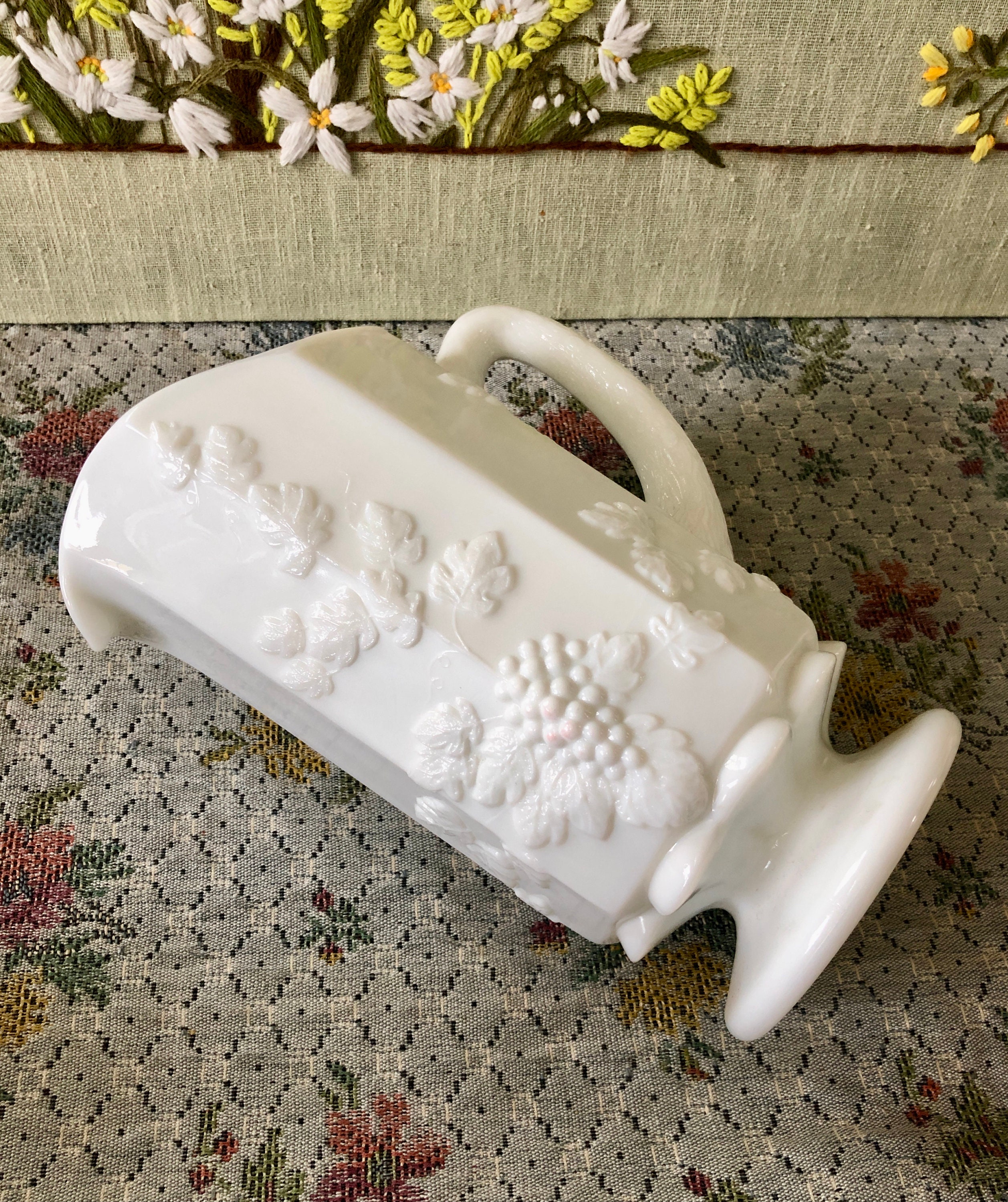 Milk Glass Pitcher Vintage Pitcher White Pitcher Water Pitcher | Etsy