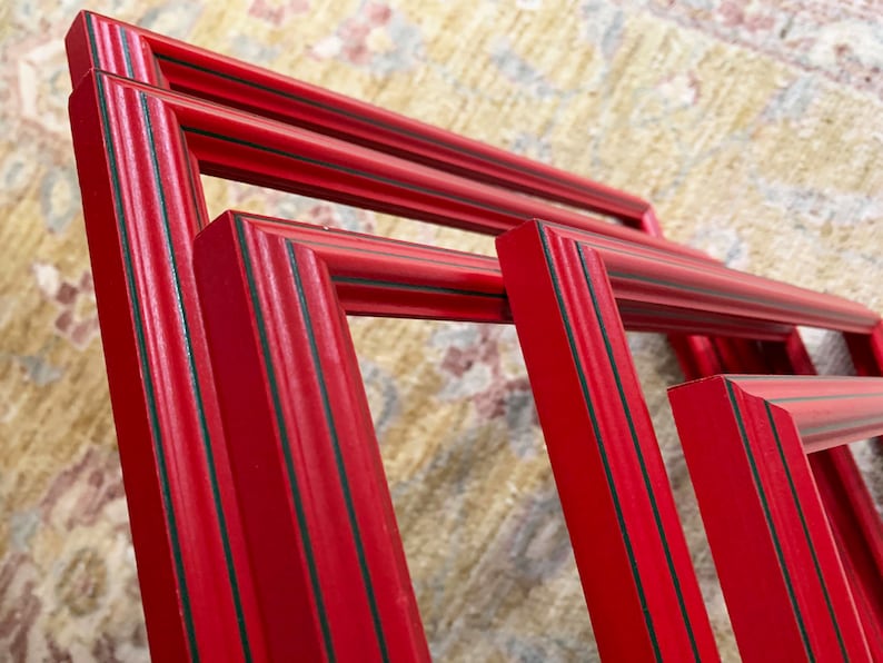 Vintage Frames for Wall Art Frames Red Frame Wall Frames for Pictures ...