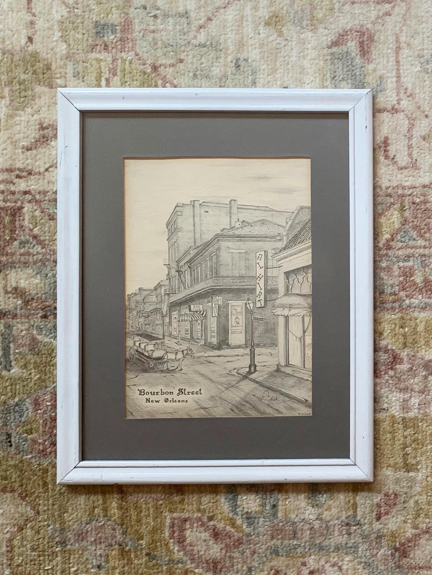 New Orleans Prints Bourbon Street Royal Street New Orleans Art Frame ...