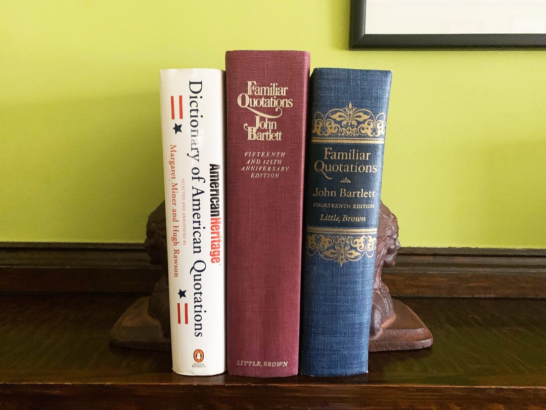 Quotation Book Vintage Book Lover Gift for Writer Gift for Author Gift ...