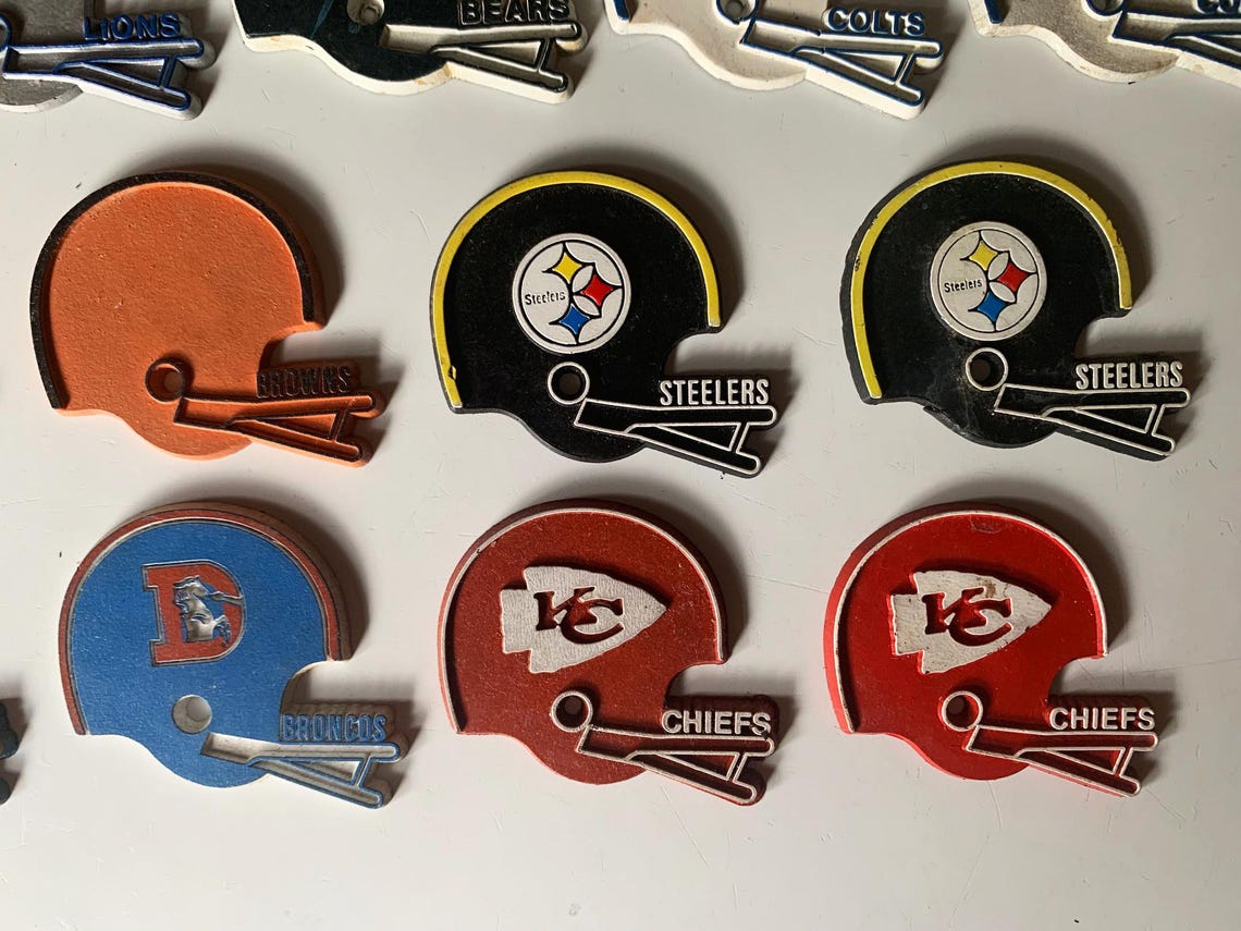 NFL Football Magnet Vintage Magnets NFL Gifts Football Gifts Football ...