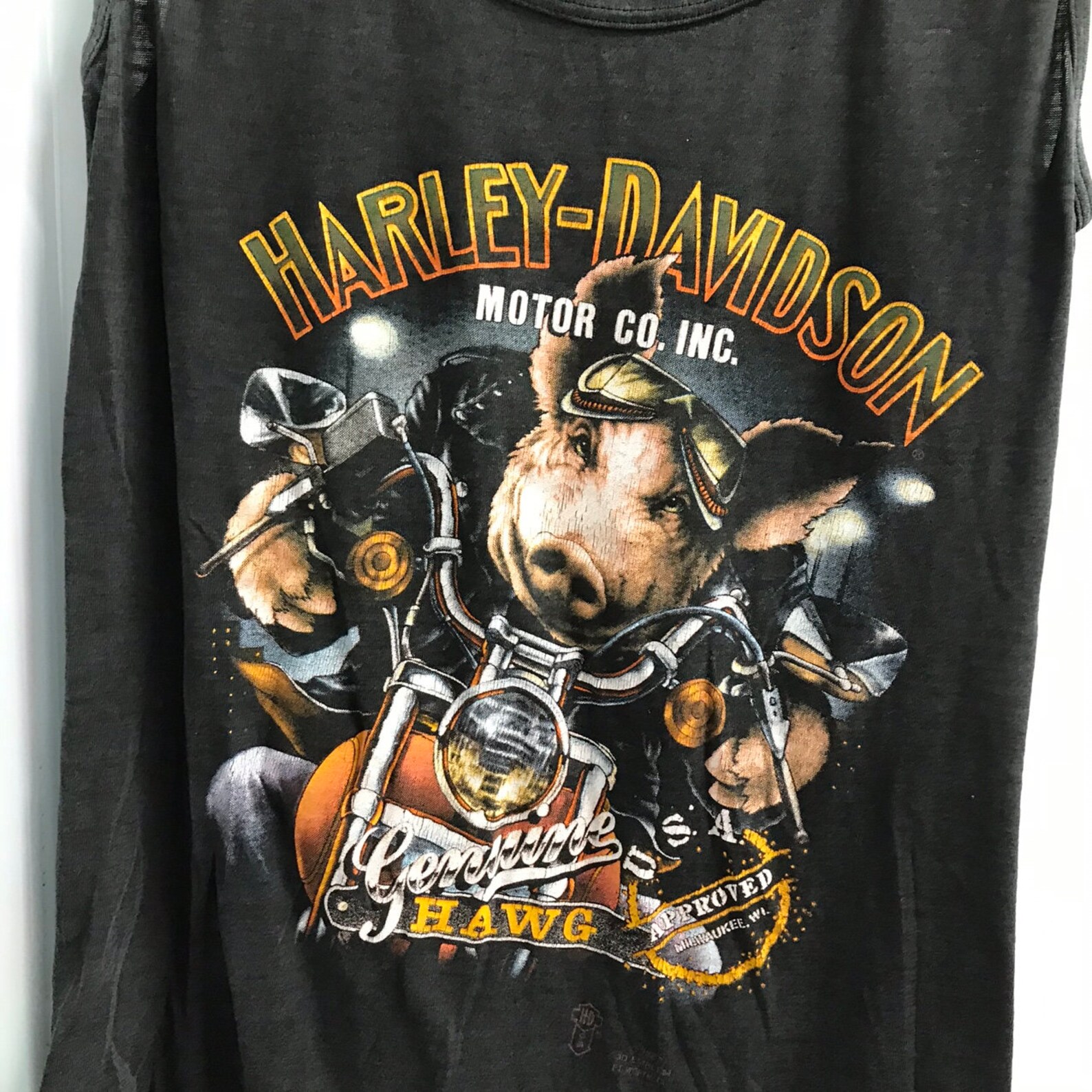 Harley Davidson Hawg Tank Top - Etsy