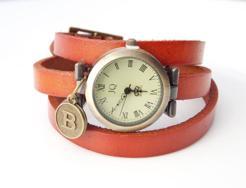 Personalized Watch for Women Leather Watch Monogrammed Watch - Etsy