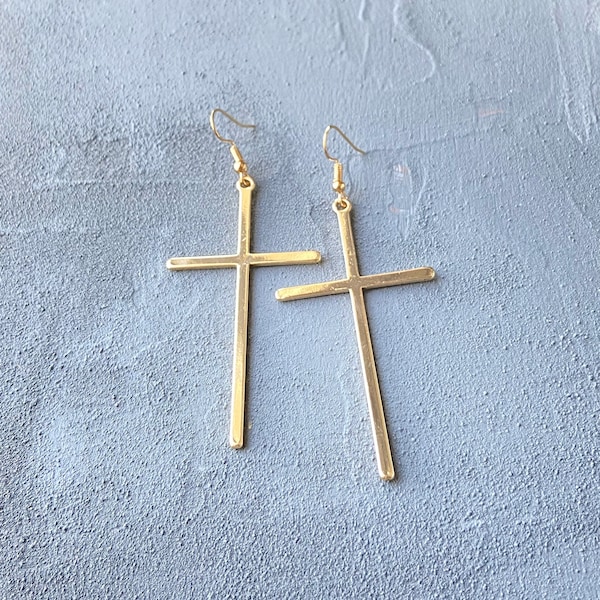 Cross Earrings Women - Etsy