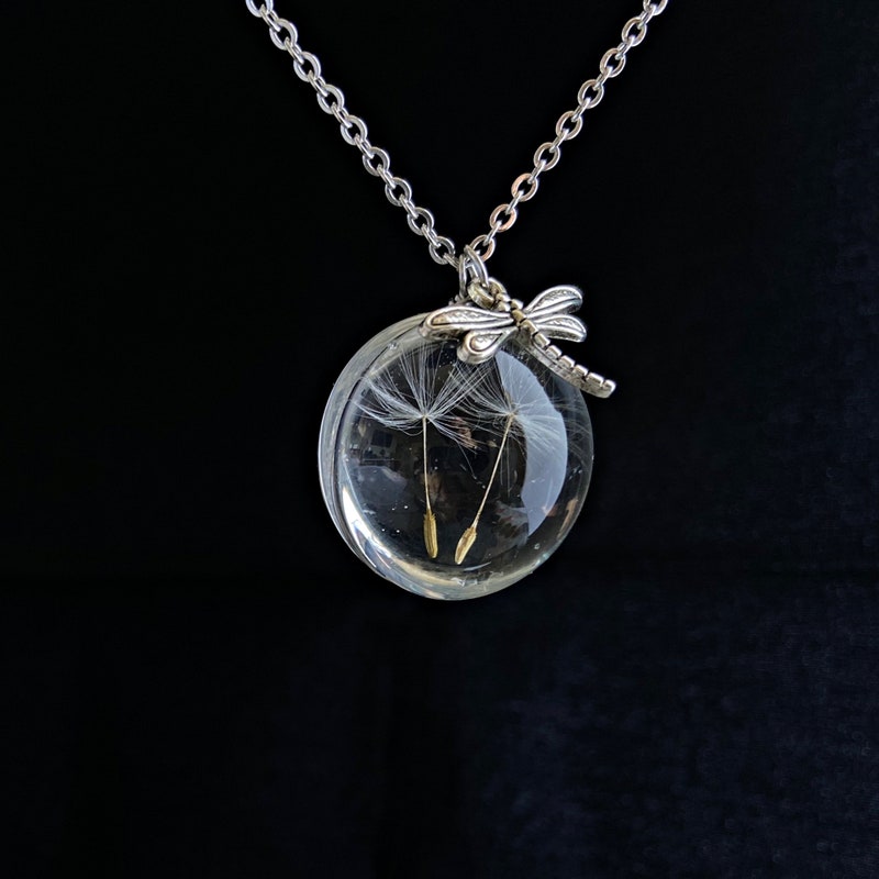 Dandelion Necklace - Etsy