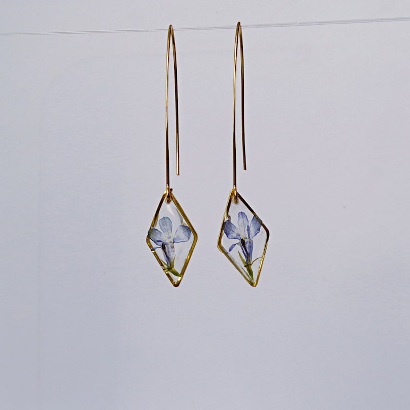 Pressed Flower Jewelry - Etsy