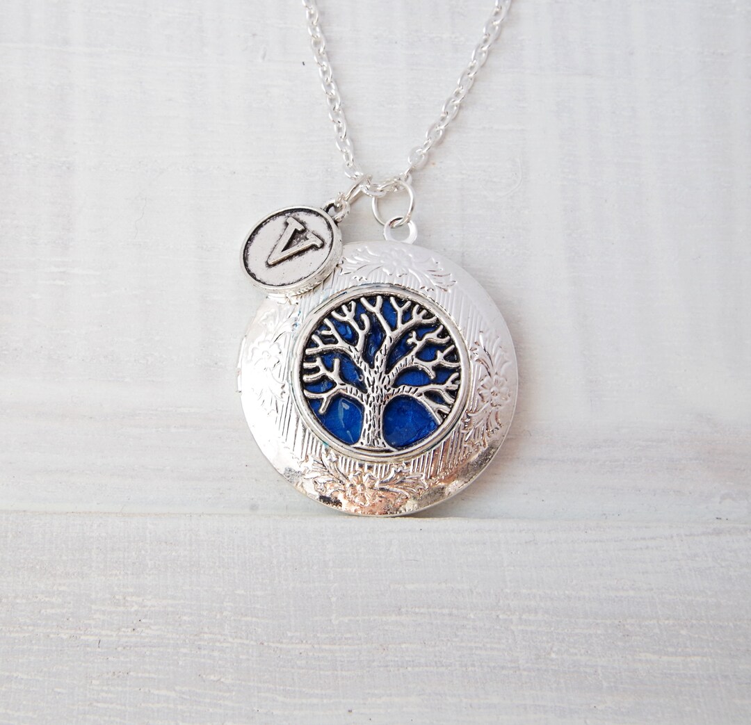 Family Tree Locket Personalized Locket Tree of Life Necklace Christmas ...