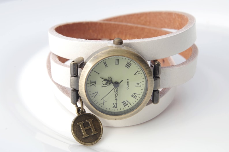 Personalized Watch for Women Leather Watch Monogrammed Watch - Etsy