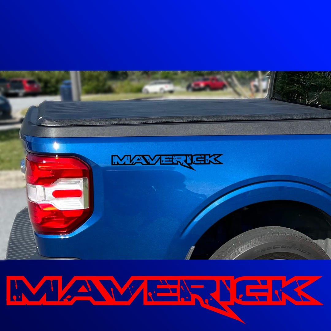 Ripped Maverick Decals (sold in Pairs) - Etsy