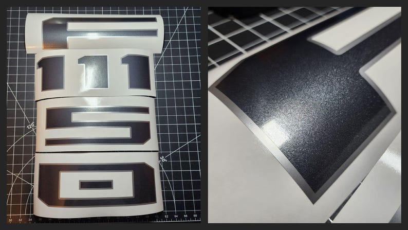 2018-2026 Dual Color Tailgate Letter Inserts - Etsy
