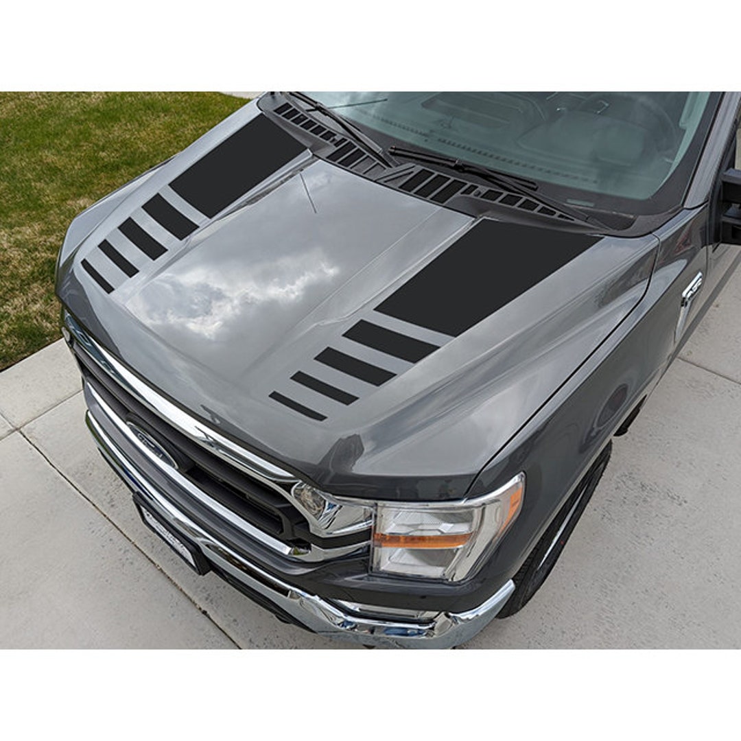 2021-2023 F150 Slotted Hood Stripes - Etsy