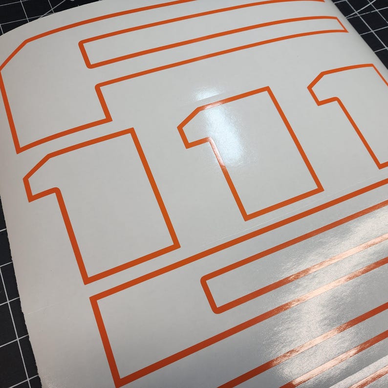 2018-2026 OUTLINE ONLY Tailgate Letter Inserts - Etsy