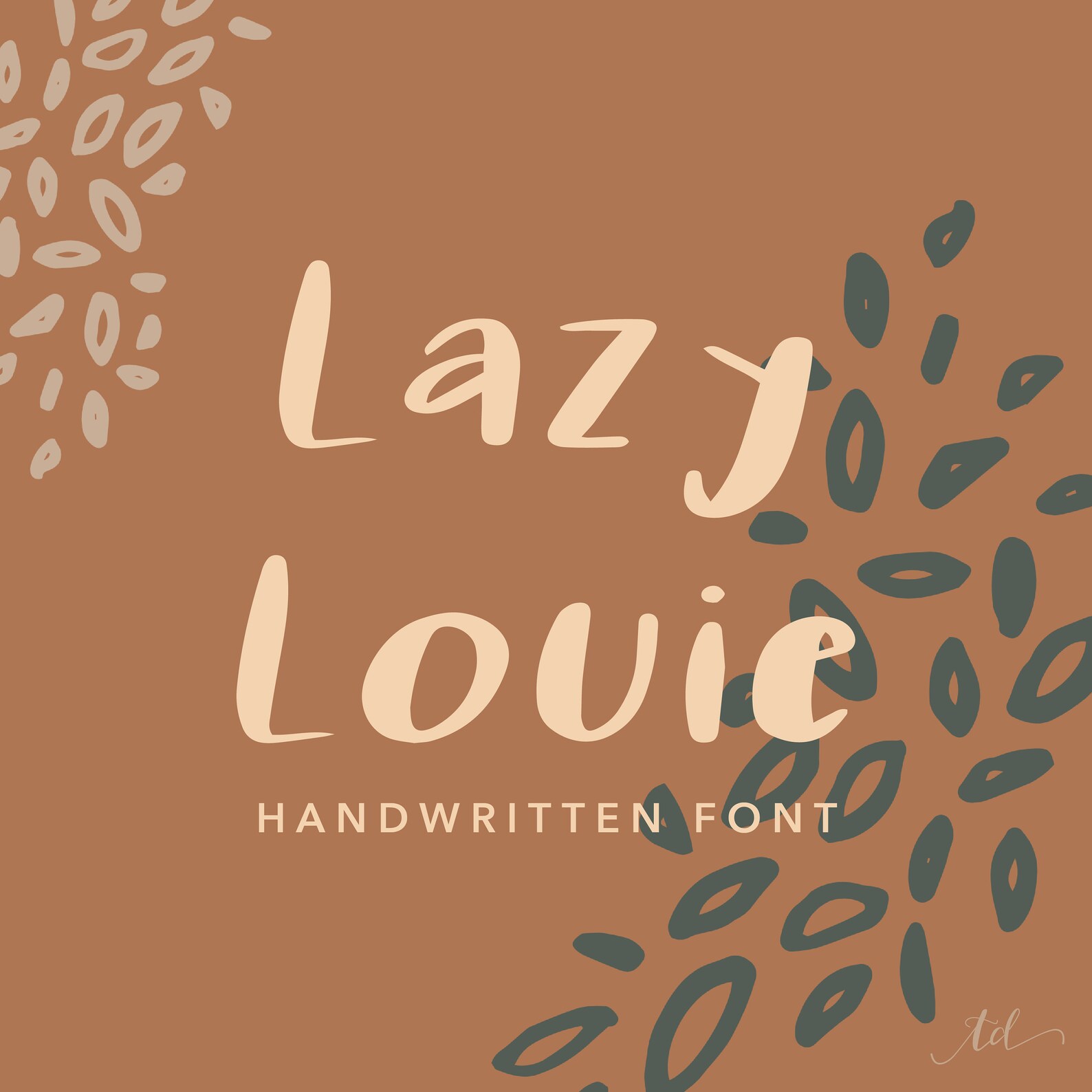Lazy Louie Font - Chucky Handwritten Font, Cricut Font, Silhouette Font ...