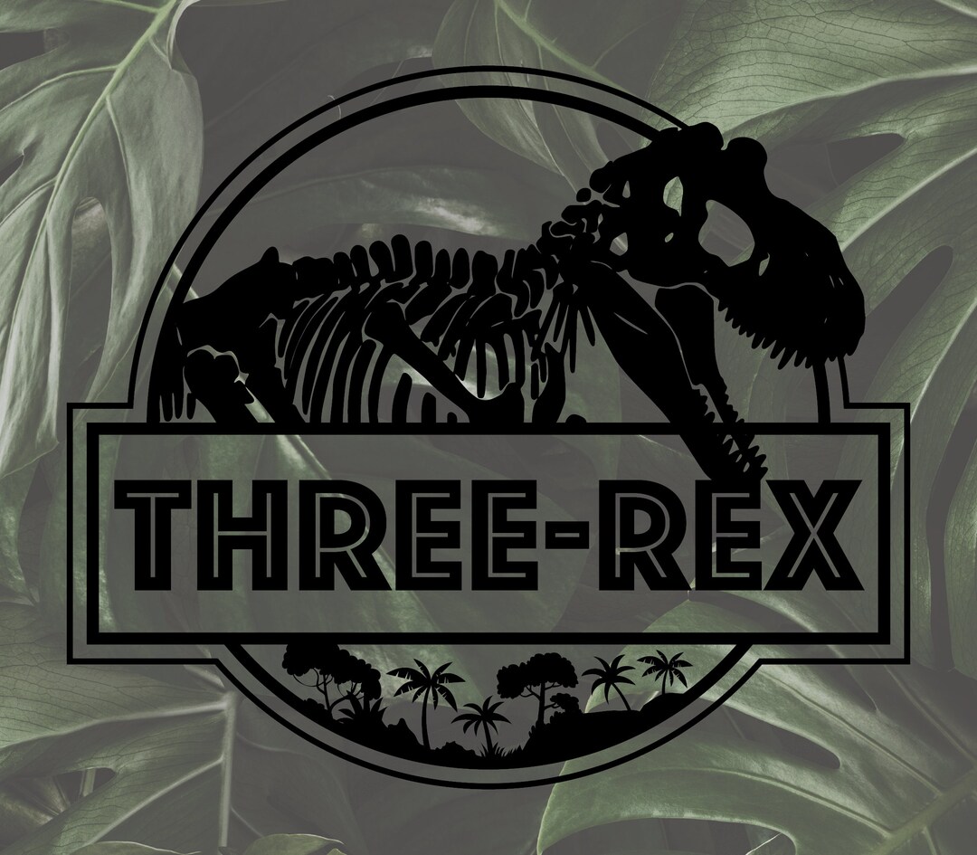 Three Rex | Dinosaur Birthday | Dino Party | T-rex | 3rd Birthday ...
