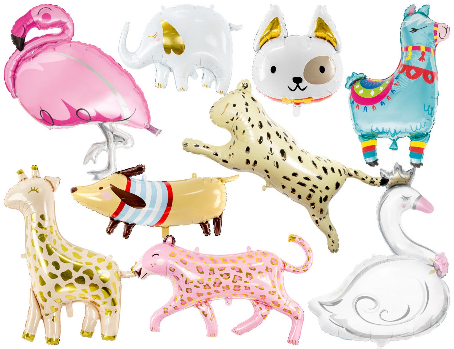 Large Animal Balloons Animal Party Decorations Animal - Etsy