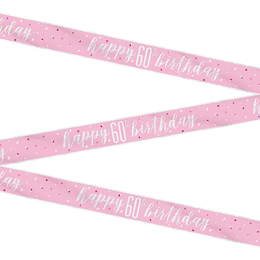 Pink 60th Birthday Decorations 60th Birthday Balloons 60th - Etsy UK