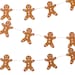 1.5m Gingerbread Man Wooden Christmas Bunting, Merry Christmas Bunting ...