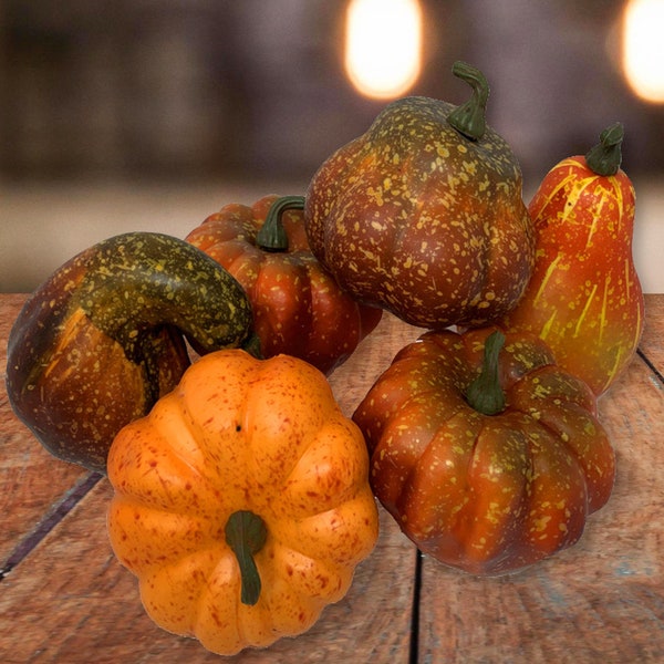 Artificial Pumpkins - Etsy