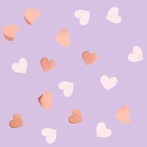 Gold Heart Confetti - Etsy