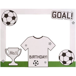 Customisable Football Photo Booth Frame Football Photo Booth - Etsy