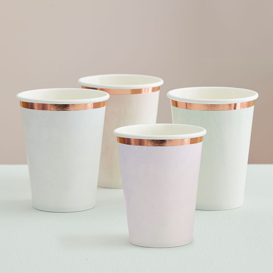 8 Pastel Party Cups, Pastel Paper Cups, Pastel Birthday Cups, Baby ...