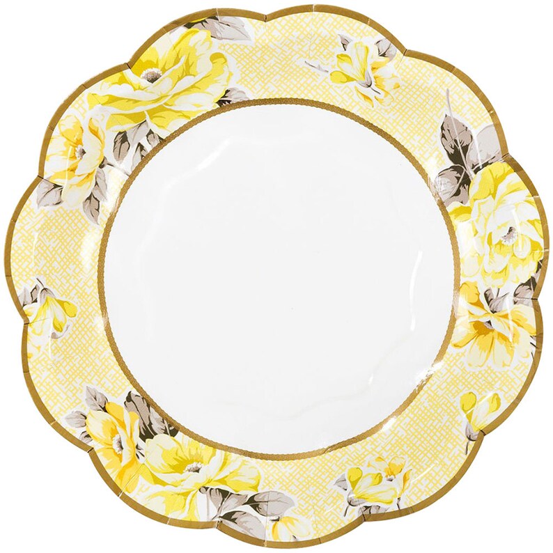 12 Vintage Floral Paper Plates Afternoon Tea Party Plates - Etsy