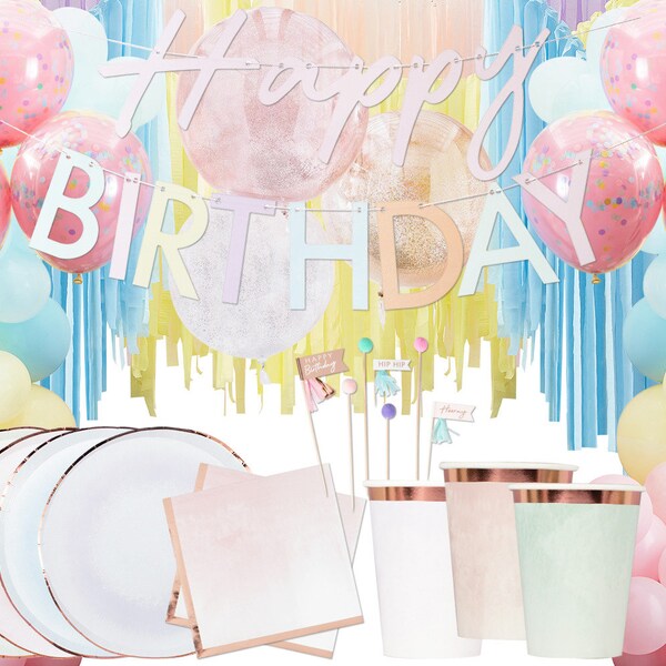 Pastel Party Decor - Etsy