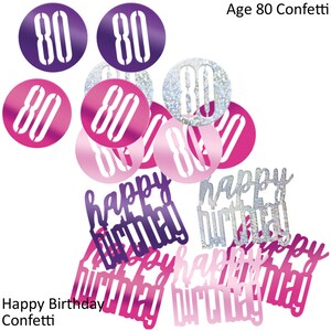 Pink 80th Birthday Decorations 80th Birthday Balloons 80th - Etsy UK