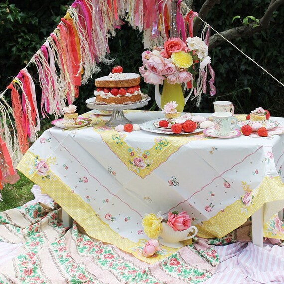 Garden Tea Party Table Settings
