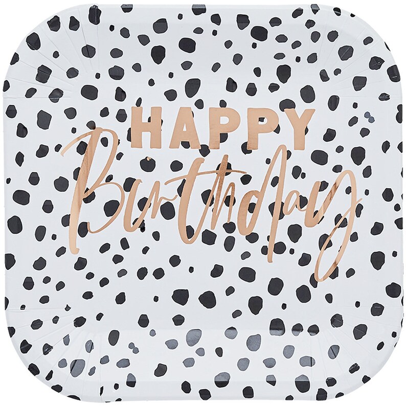 10 Dalmatian Party Plates Dalmatian Party Supplies Birthday - Etsy