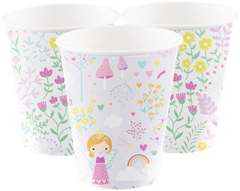 PRINCESS PARTY CUPS Princess Birthday Cups Princess Party - Etsy