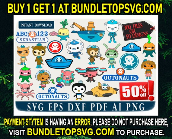 300 Files Octonauts Svg Bundle Octonauts Svg Octonauts | Etsy