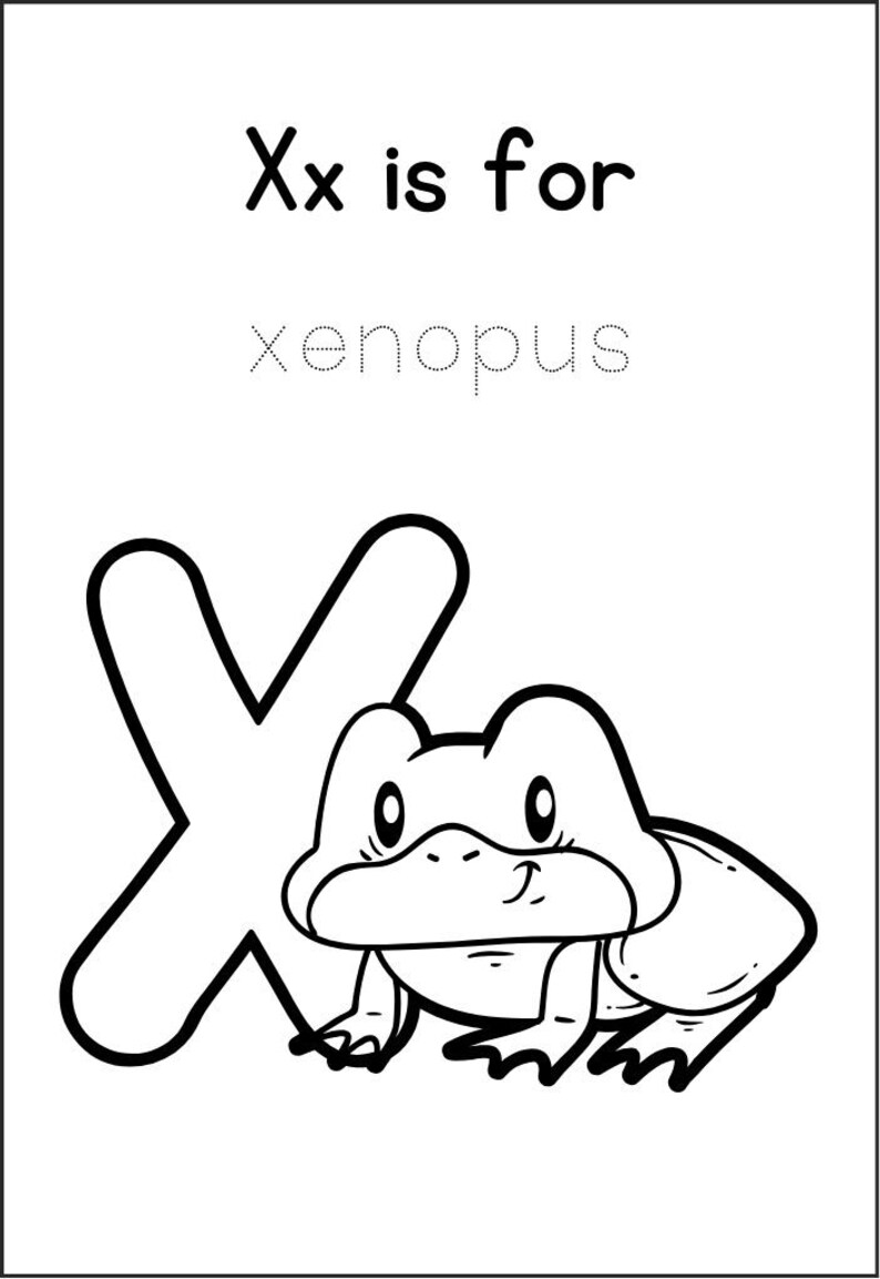 Animals Alphabet Coloring Book Rare & Unique Animal Coloring Pages ...