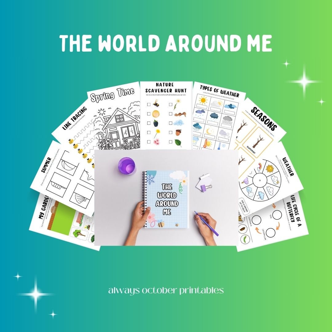 The World Around Me Activity Pack - Nature Learning Pack - Seasonal ...
