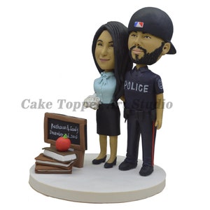 Wedding Cake Topper, Personalized Cake Topper, Bobblehead Cake Topper ...