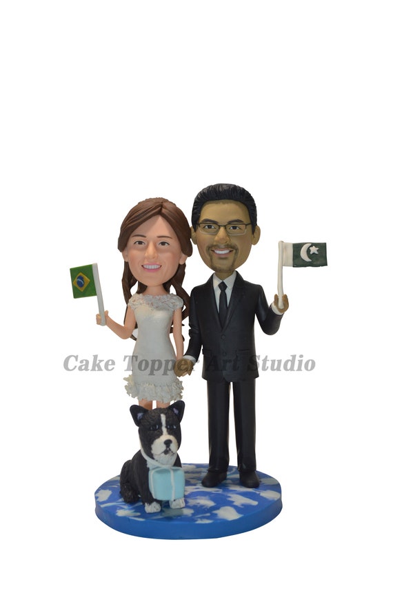 Hawaii Theme Wedding Bobblehead Wedding Bobble Heads | Etsy