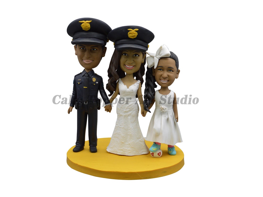 Caketopper Wedding Caketopper Bobblehead Custom Caketopper - Etsy