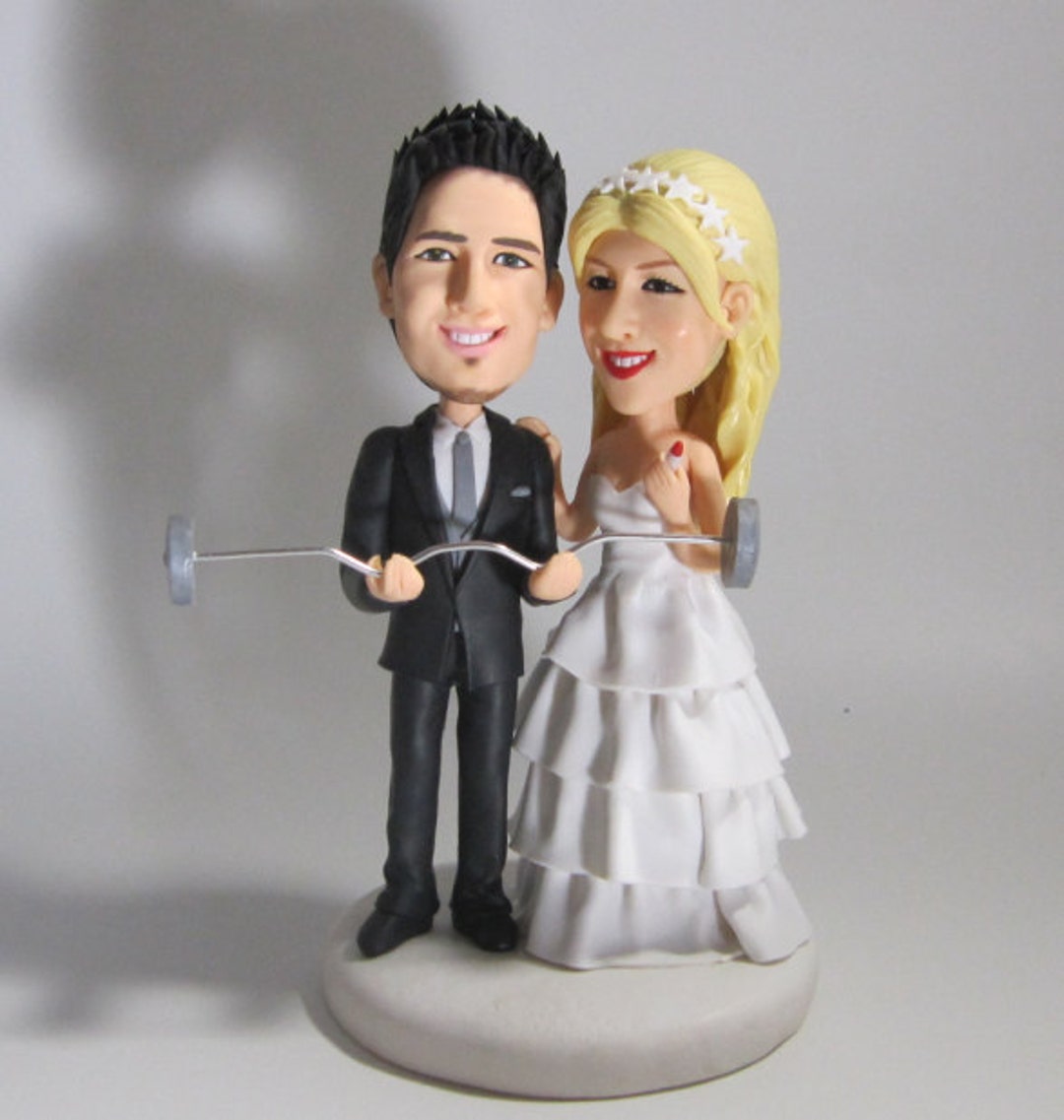 Unique Wedding Cake Topper Funny Cartoon Figure Custom Personalized ...
