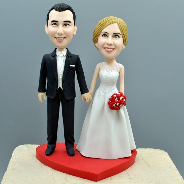 Cake Topper Unique Bride Groom - Etsy