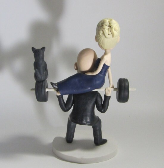 Custom wedding cake topper/Bobble heads funny cartoon figure | Etsy