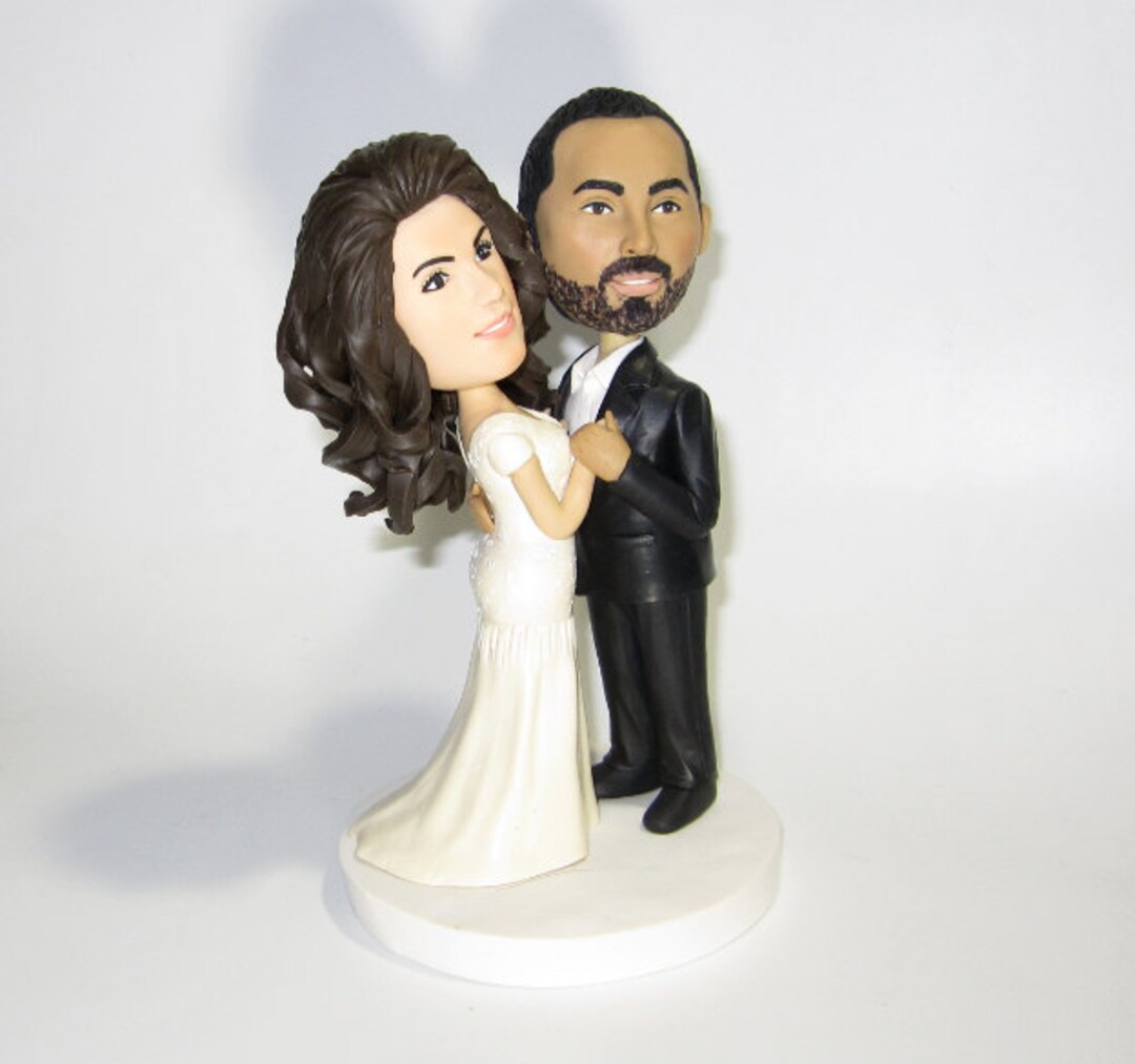 Wedding Anniversary Cake Topper ,groom and Bride Topper - Etsy