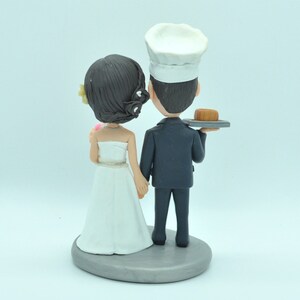 Custom Cake Topper,chefs Cake Topper,wedding Cake Topper , Cartoon Cake ...