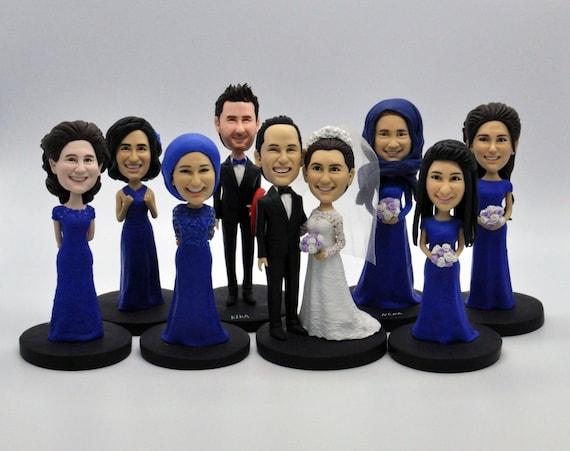 Custom Wedding Cake Toppers/ Figurine/ Personalized/ Party - Etsy