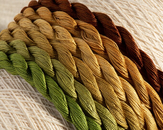 Hand Dyed Embroidery Thread Pack 10 Colours Blues Starter Pack - Etsy