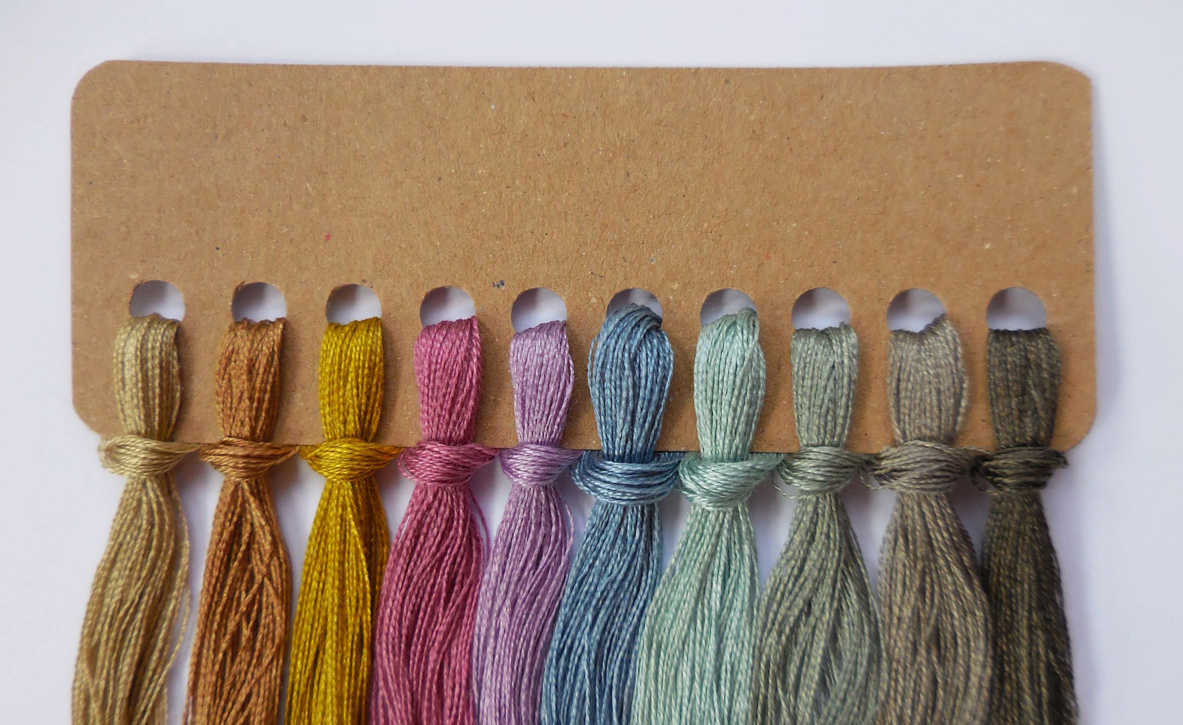 Hand Dyed Silk Embroidery Thread Fine Weight vintage 10 | Etsy